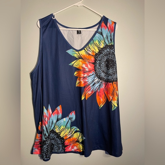 SHEIN | Tops | Nwot 4x Shein Curve Sleeveless Top | Poshmark